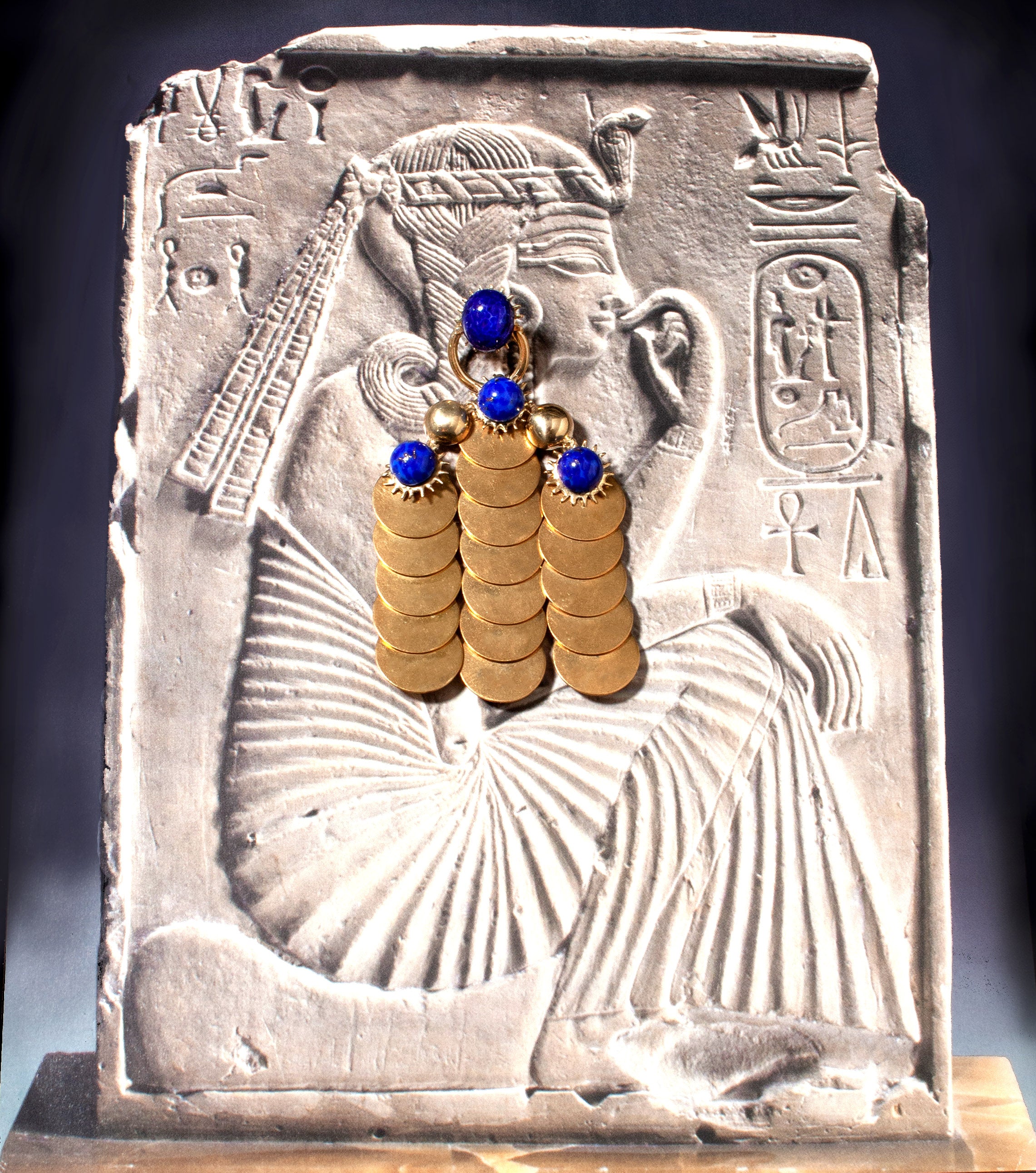 LUXOR EARRING // SEA – CASTLECLIFF || Sustainably Crafted Jewelry ...