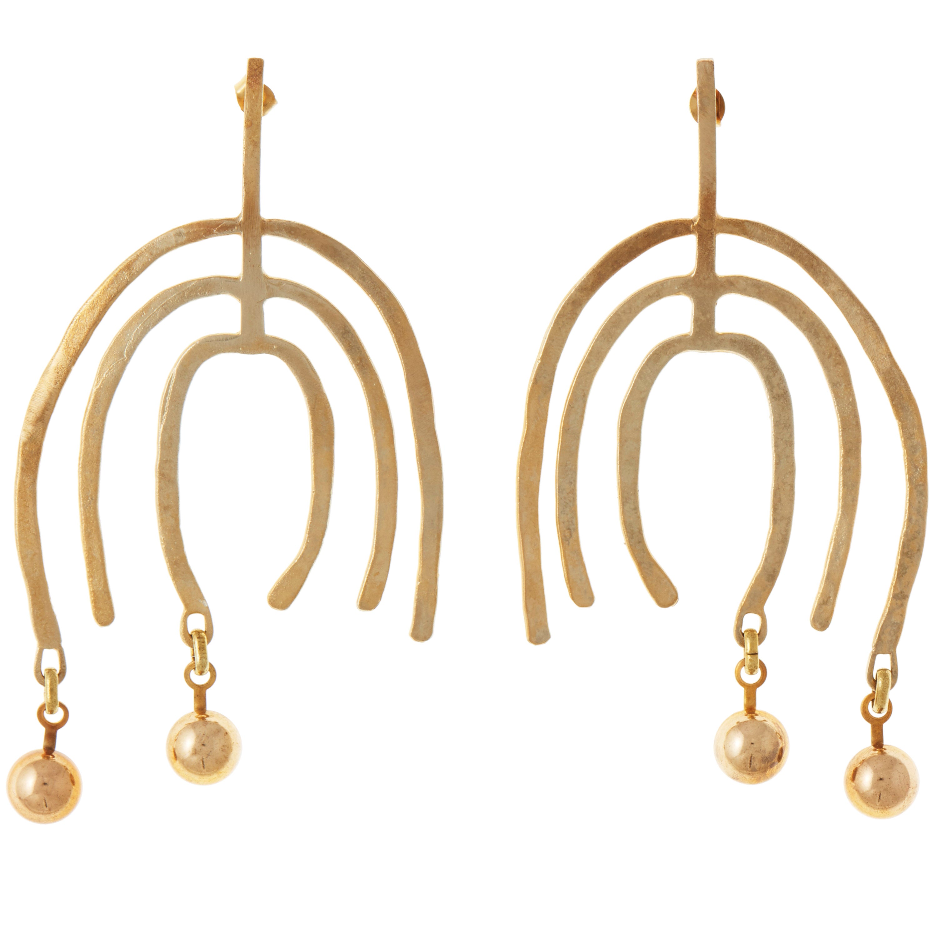 BRIDGE EARRING // CASTLECLIFF – CASTLECLIFF || Sustainably Crafted ...