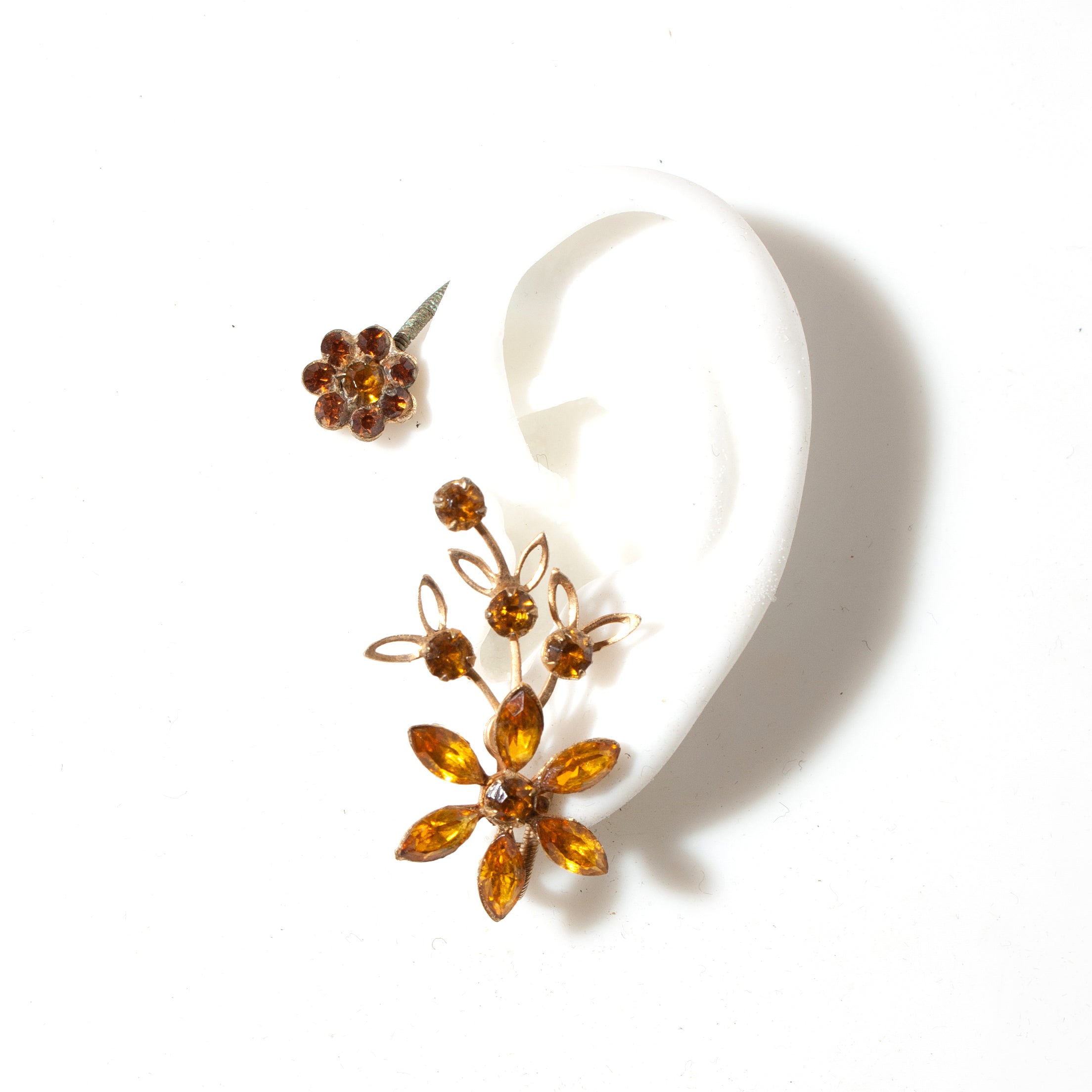 TOPAZ FLORAL EAR CUFF // UNSIGNED // CASTLECLIFF – CASTLECLIFF ...